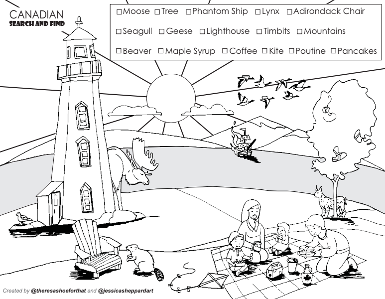 Canadian Travel Activity Booklet - There's a Shoe for That